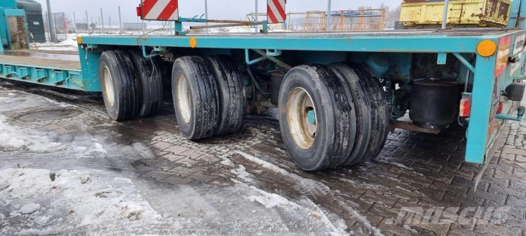 Naczepa Goldhofer typu tiefbett 3 osiowa
